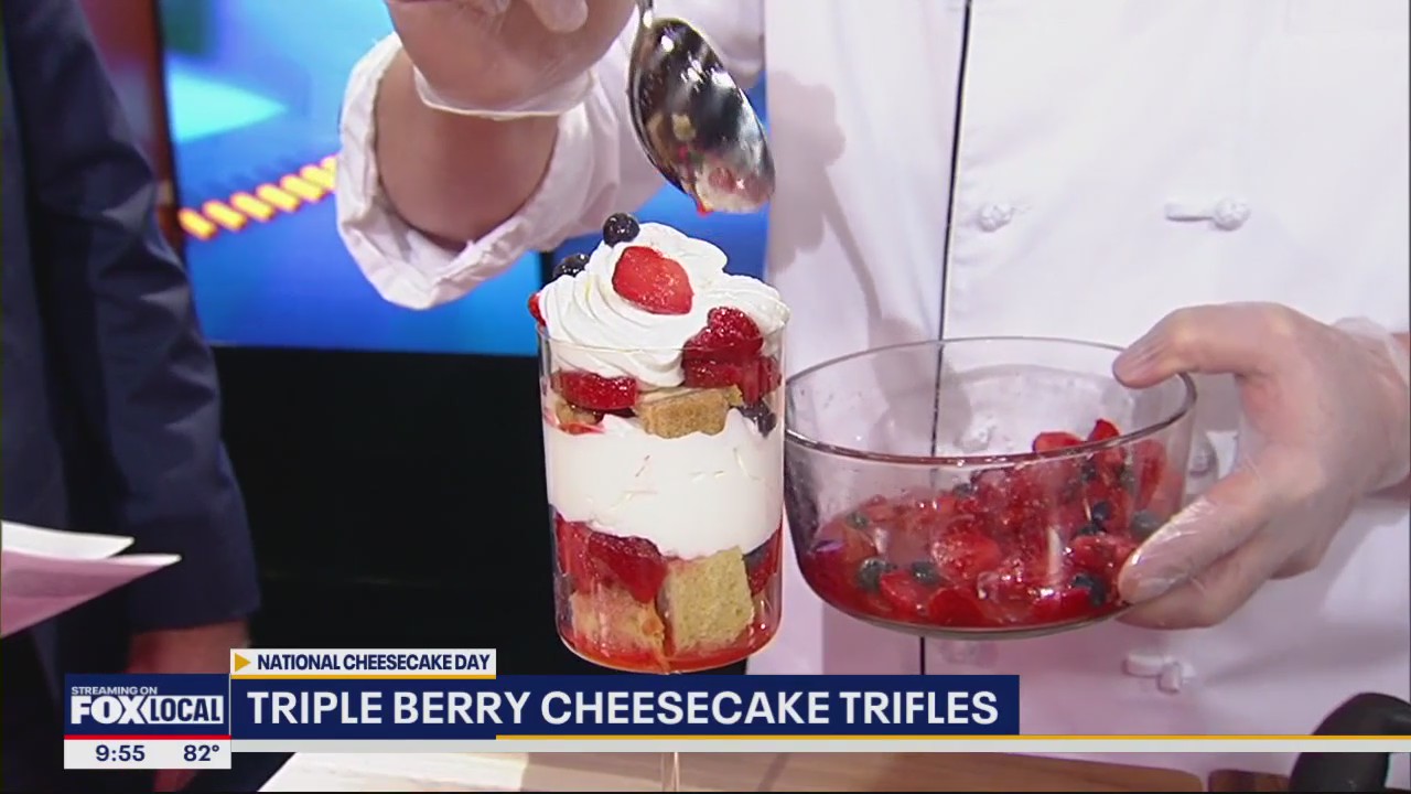 Triple Berry Cheesecake Trifles | FOX 4 Dallas-Fort Worth