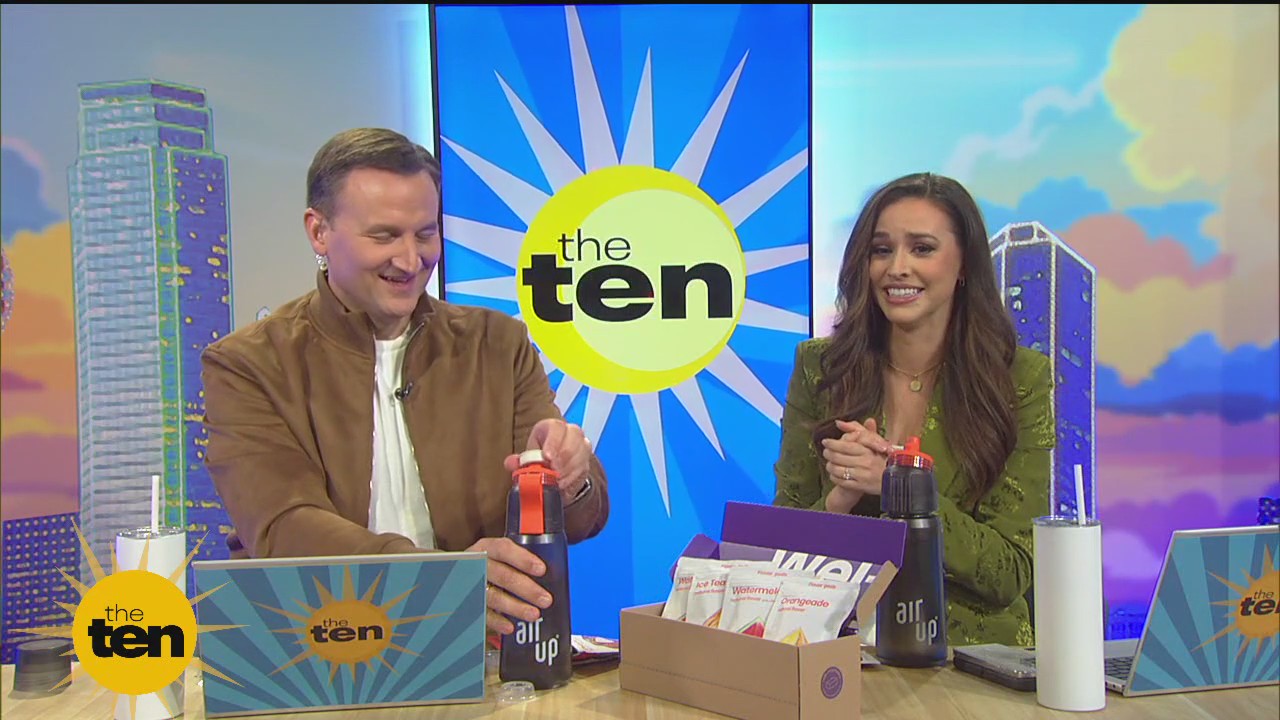 Basketball skills & trying the Airup water bottle | The Ten | FOX 4 ...