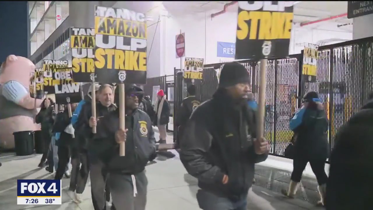 Amazon workers strike over labor agreement | FOX 4 Dallas-Fort Worth