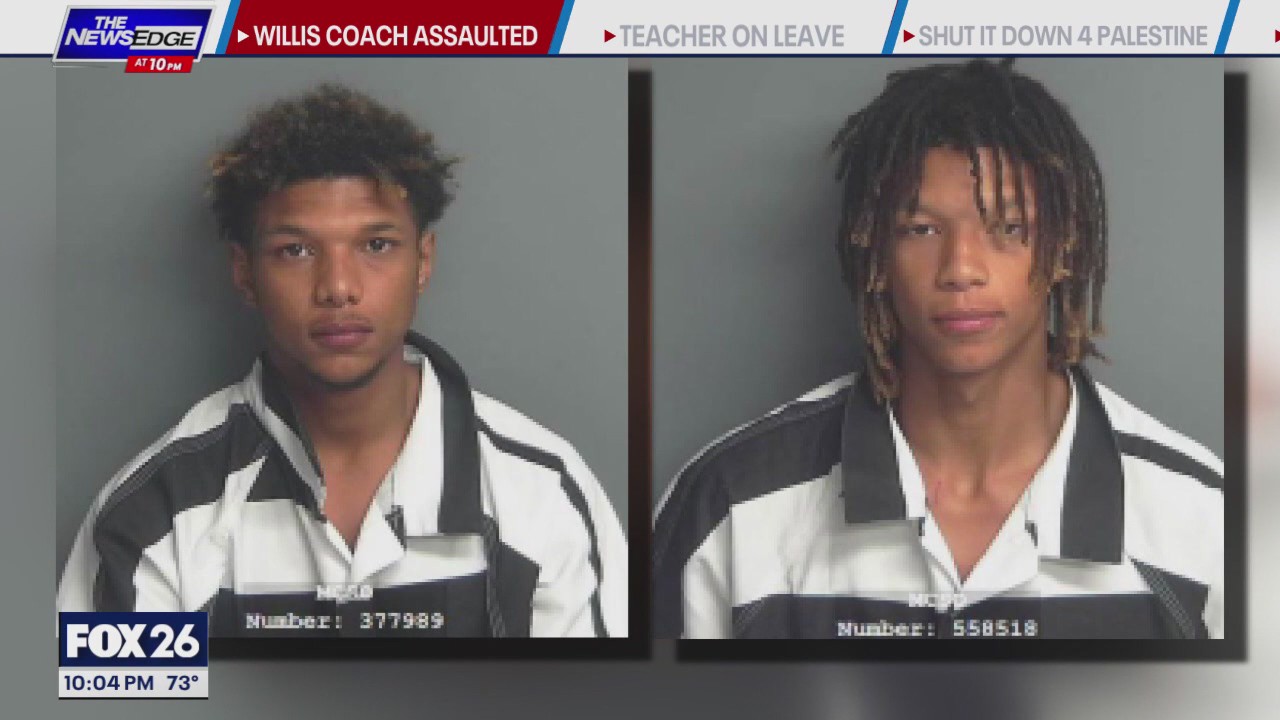 Willis ISD basketball player, older brother jump coach | FOX 26 Houston