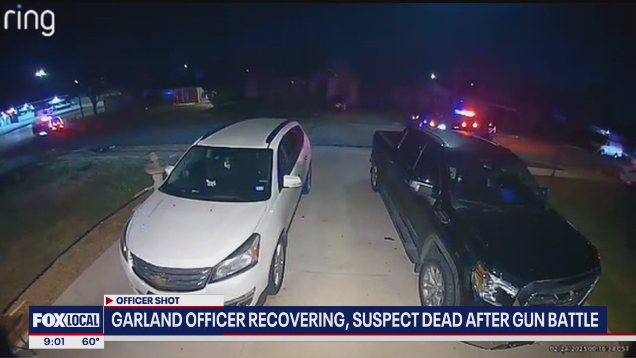 Garland officer shot: Videos capture gunbattle | FOX 4 Dallas-Fort Worth