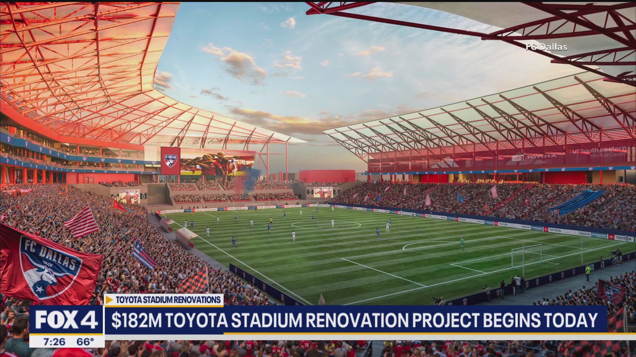 $182M Toyota Stadium renovation project begins today | FOX 4 Dallas ...