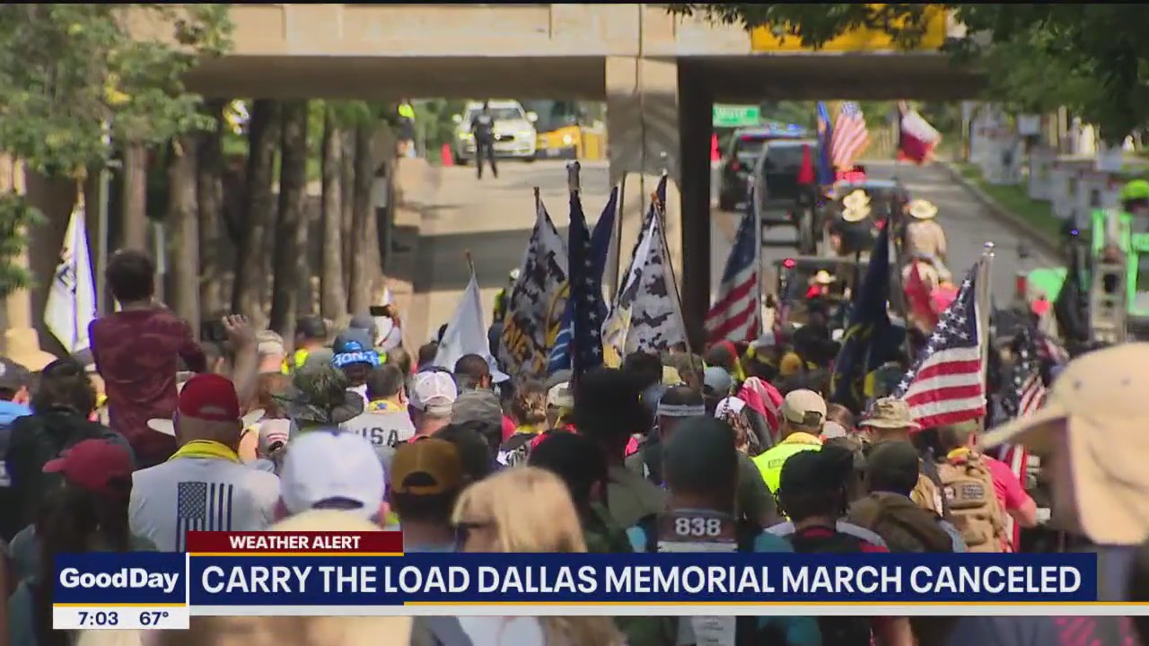 Carry the Load Dallas Memorial March canceled | FOX 4 Dallas-Fort Worth