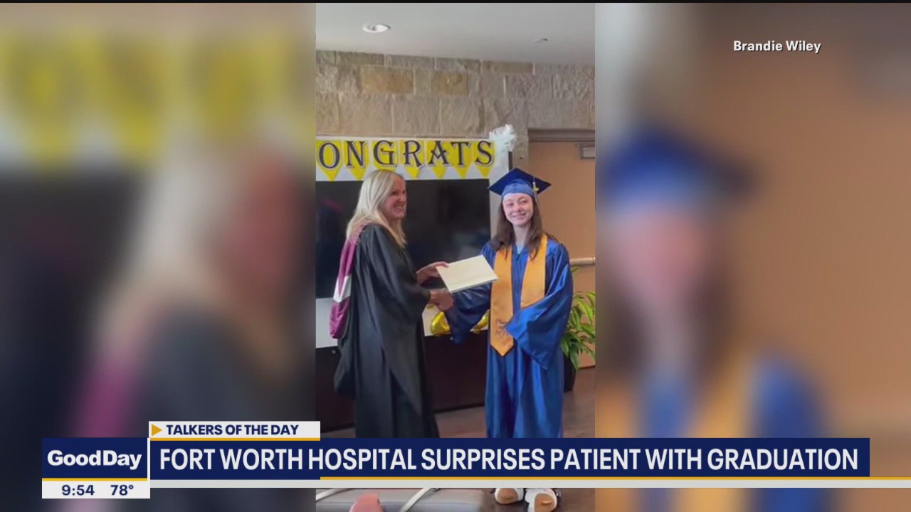 Talkers: Hospital surprises patient with graduation | FOX 4 Dallas-Fort ...