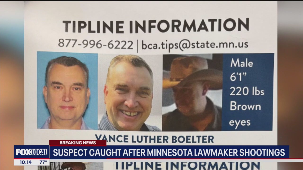 MN shooting suspect Vance Boelter caught alive | FOX 4 Dallas-Fort Worth
