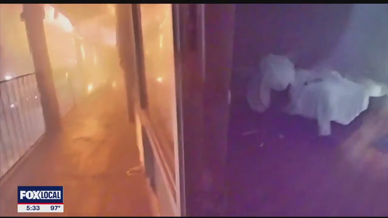 Police investigate arson after Sergeant's heroic rescue | FOX 4 Dallas ...