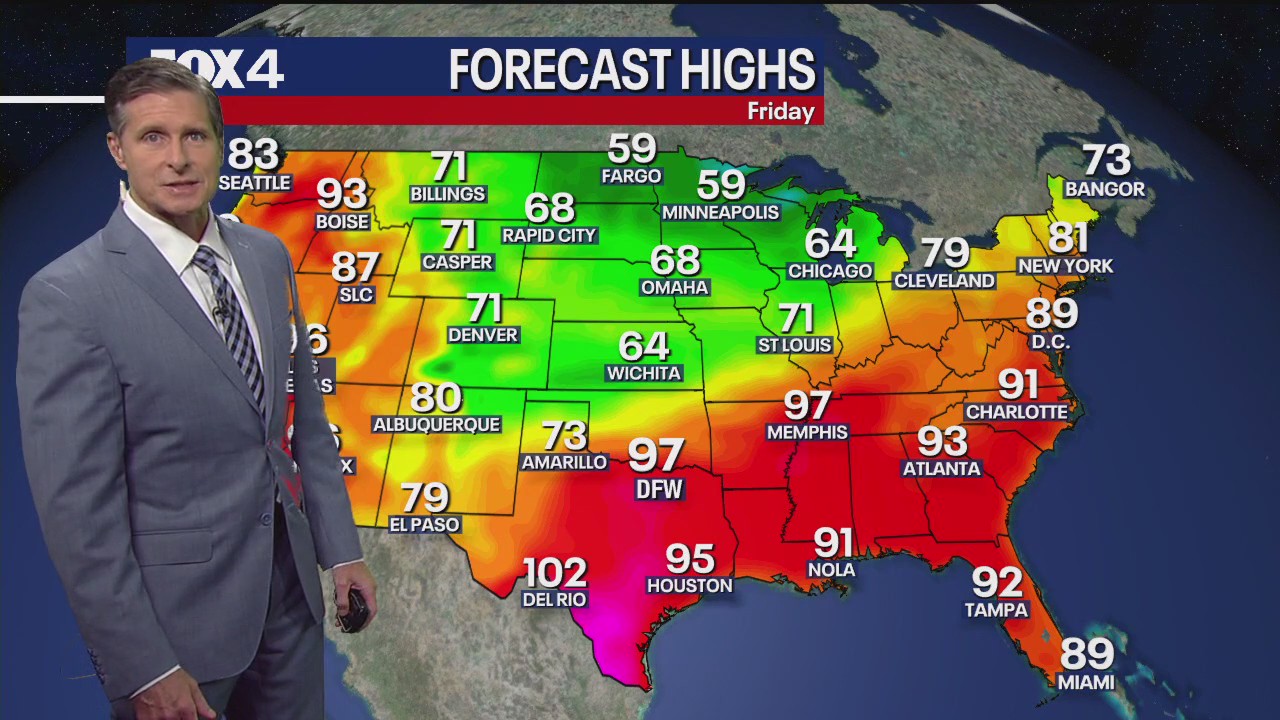 Dallas weather: September 4 overnight forecast | FOX 4 Dallas-Fort Worth