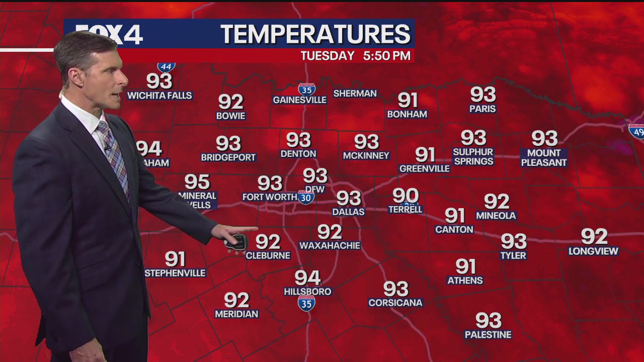Dallas weather: Sept. 16 evening forecast | FOX 4 Dallas-Fort Worth