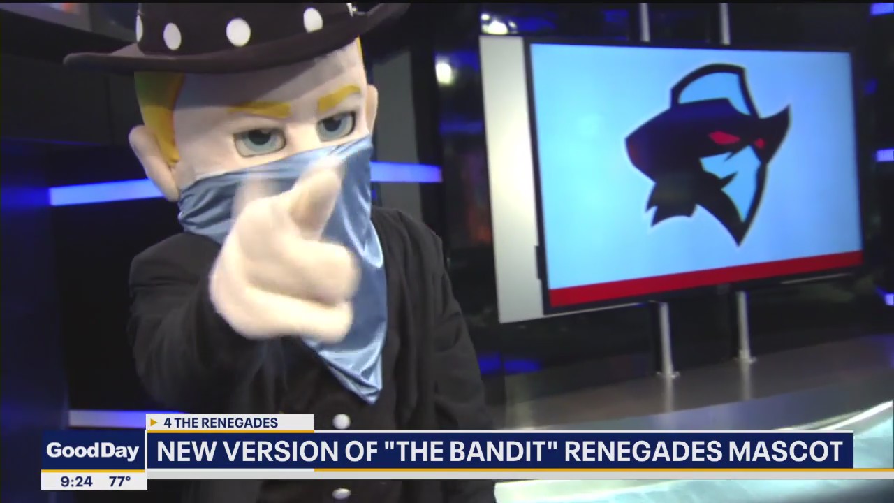New version of 'The Bandit' Dallas Renegades mascot | FOX 4 Dallas-Fort ...