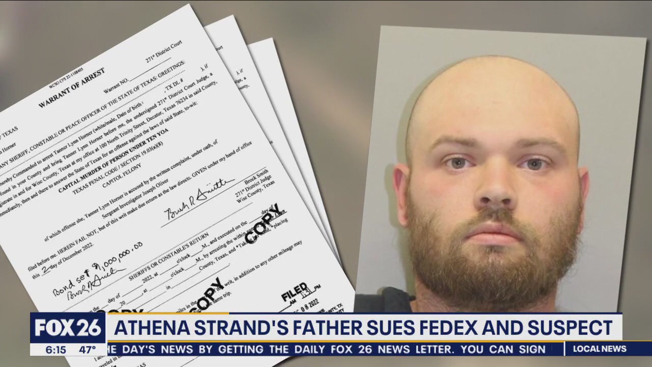 FedEx sued by father of Athena Strand who was kidnapped and murdered by ...