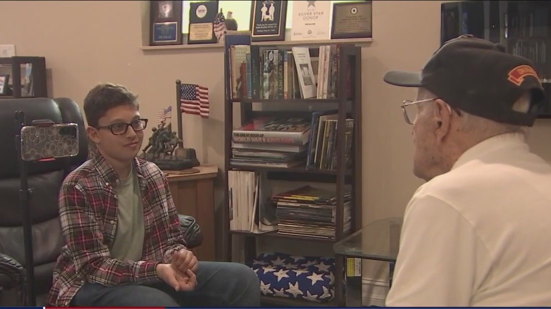 13-year-old from Florida interviewing veterans from World War II | FOX ...
