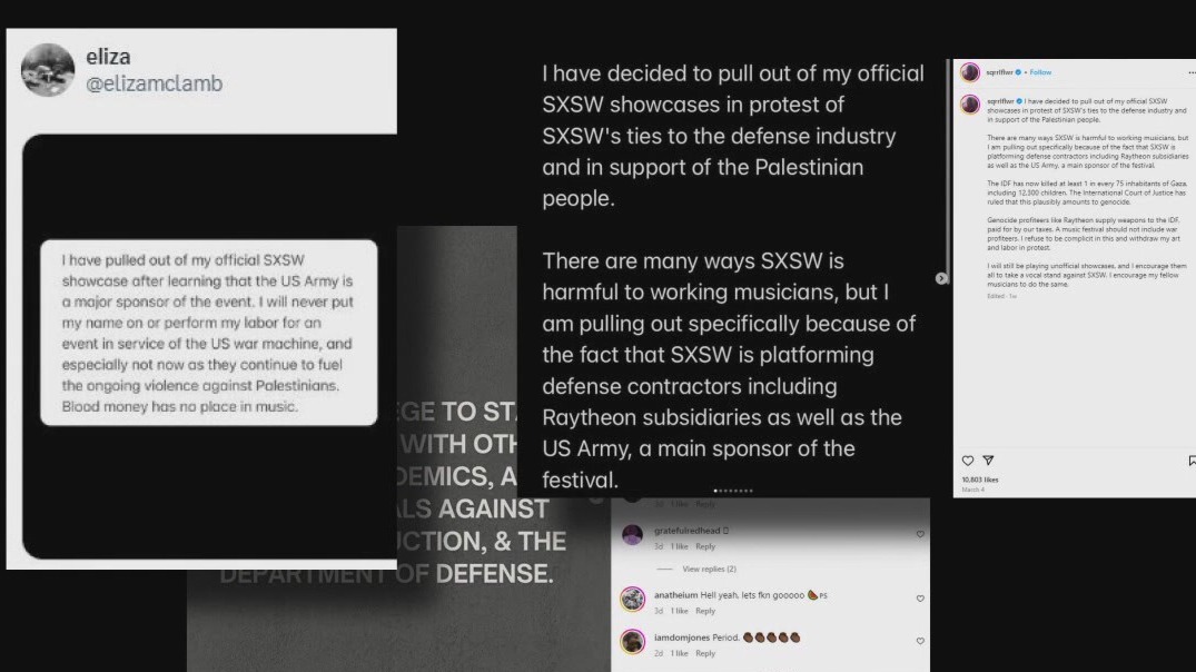 SXSW artists back out due to US Army's sponsorship | FOX 26 Houston