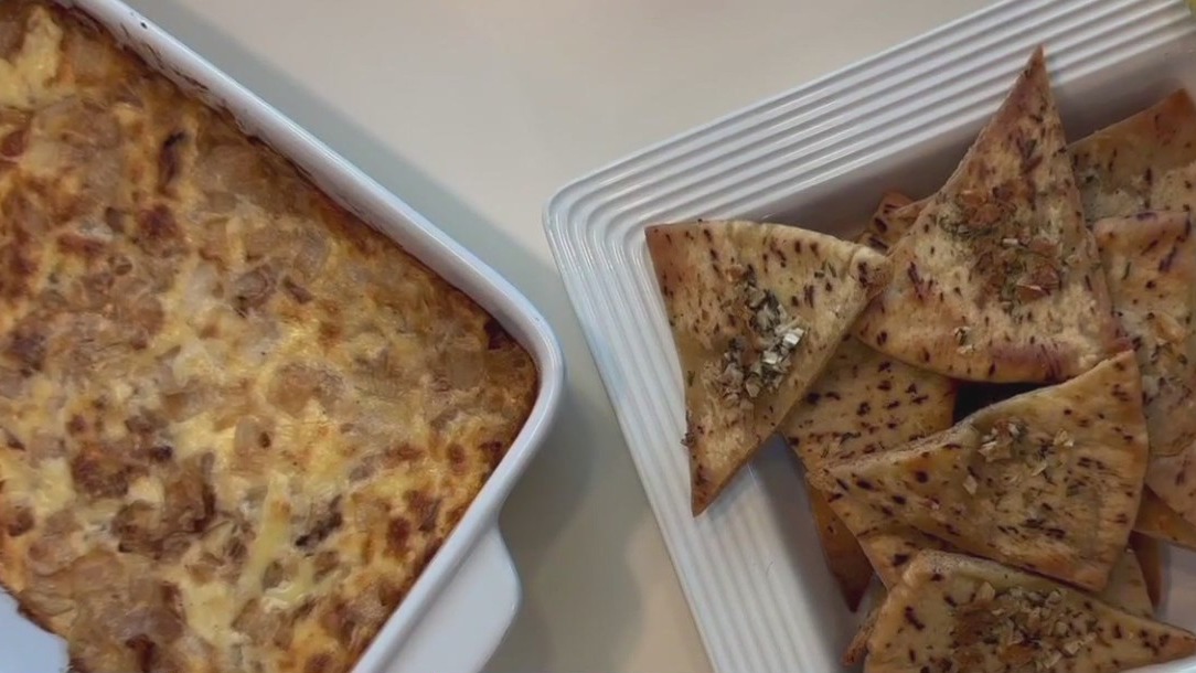 Allison's Cooking Diary: Onion cheese dip & pita chips | FOX 26 Houston