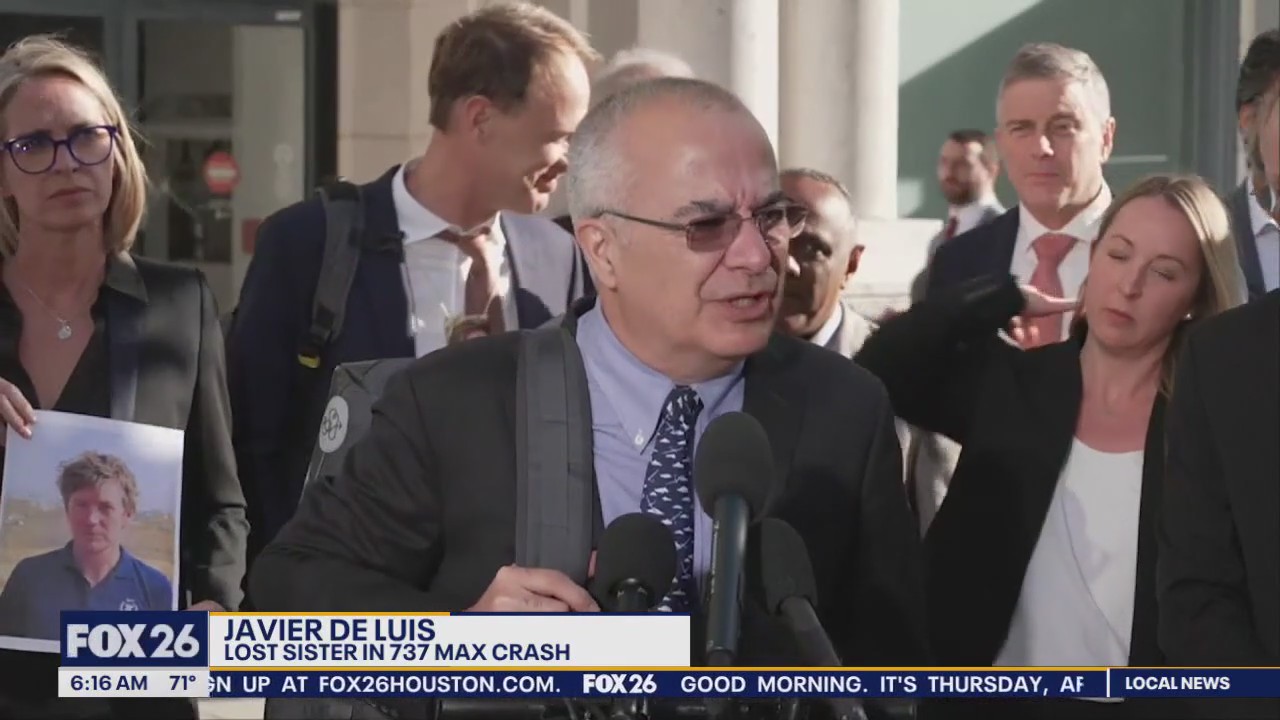 737 Max crash victims' families urge prosecution | FOX 26 Houston