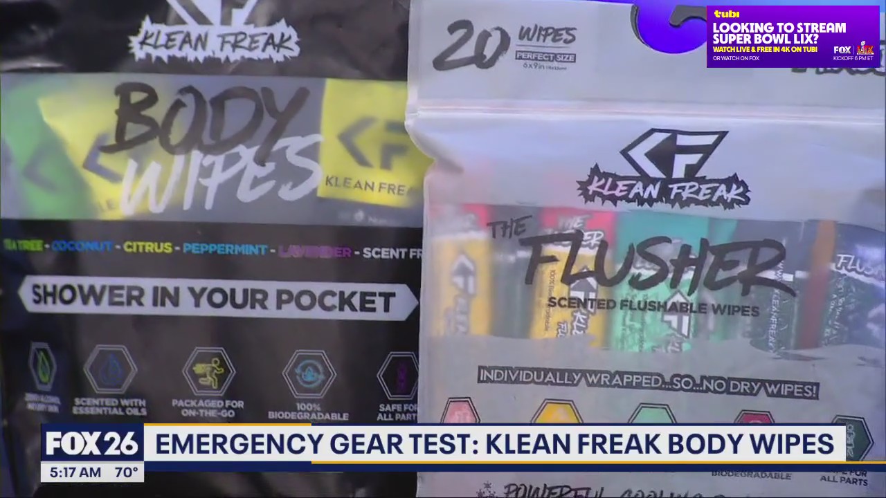 Emergency Gear Test: Klean Freak Body Wipes | FOX 26 Houston