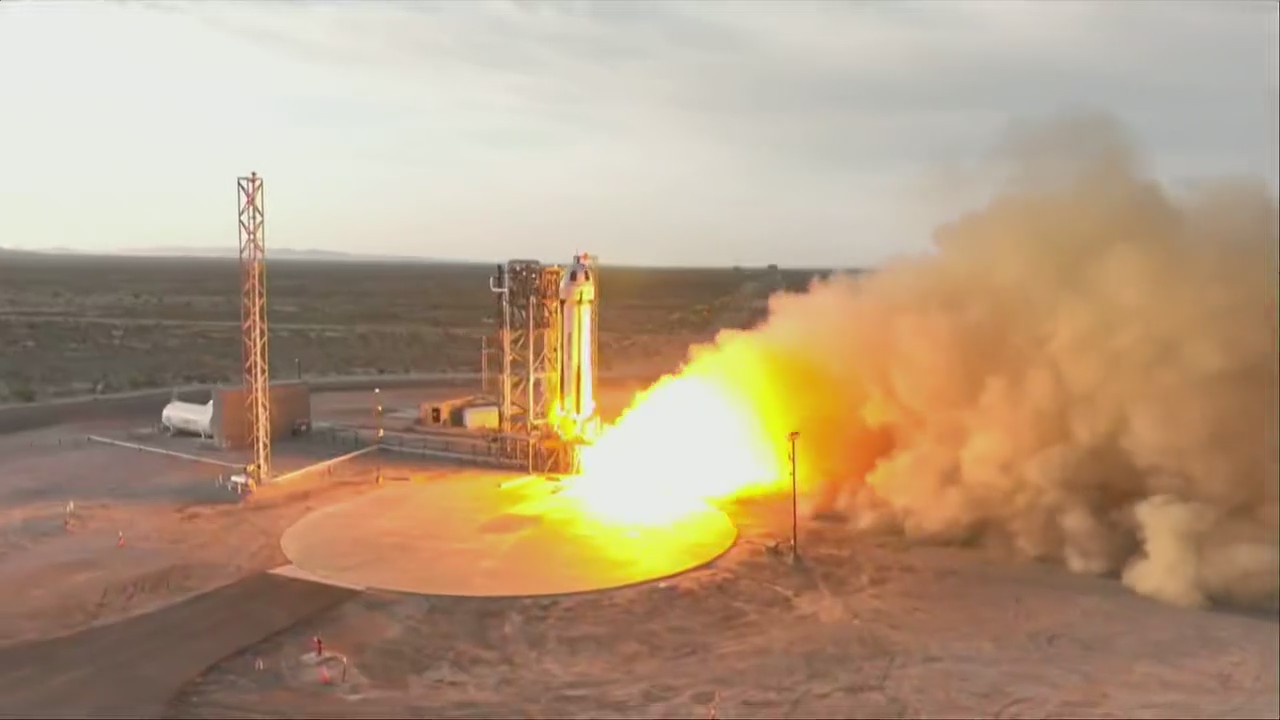 FULL: Blue Origin launch: All-female flight takeoff, landing | FOX 26 ...