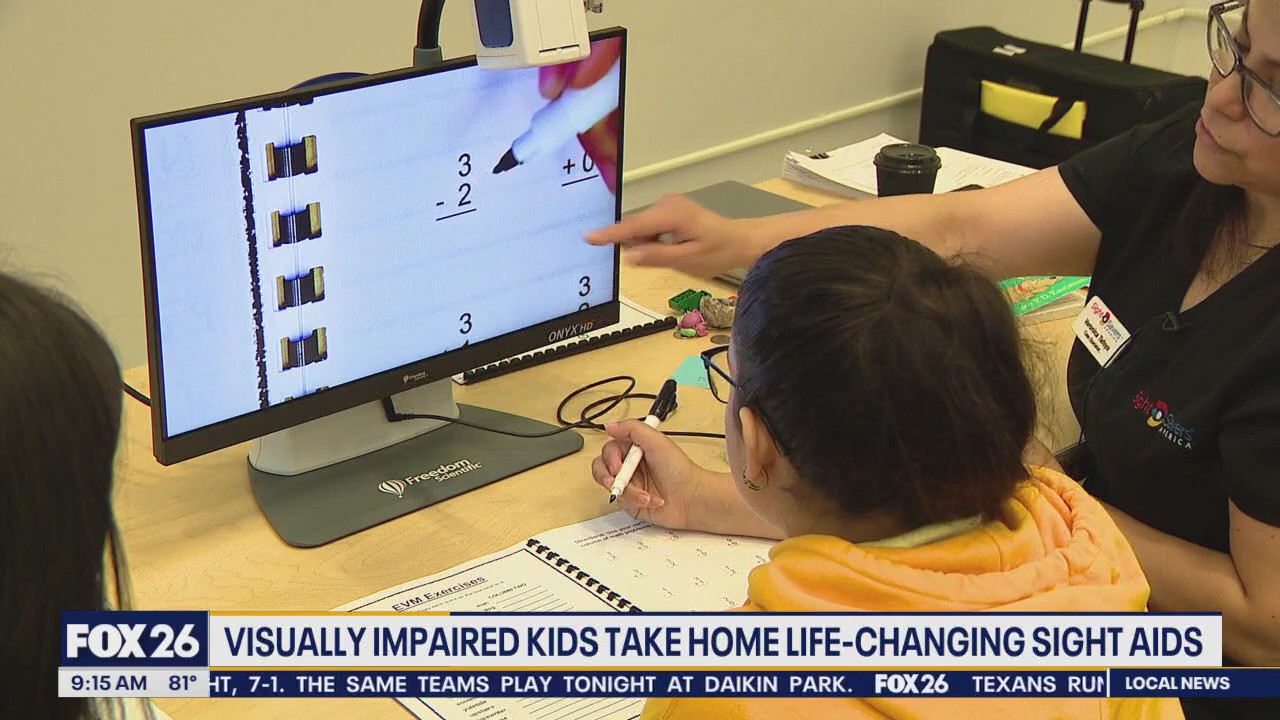 Visually impaired kids offered life-changing sight aids | FOX 26 Houston