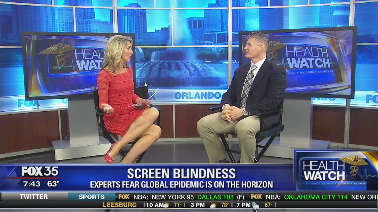 Dr. Ben Larson on Screen Blindness | FOX 35 Orlando