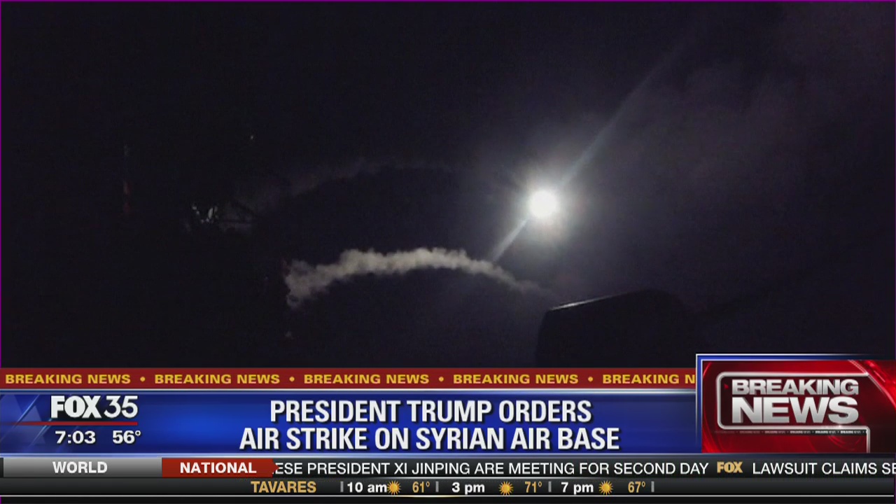 U.S. Airstrike On Syria: Reaction From Ret. Col. Voorhees | FOX 35 Orlando