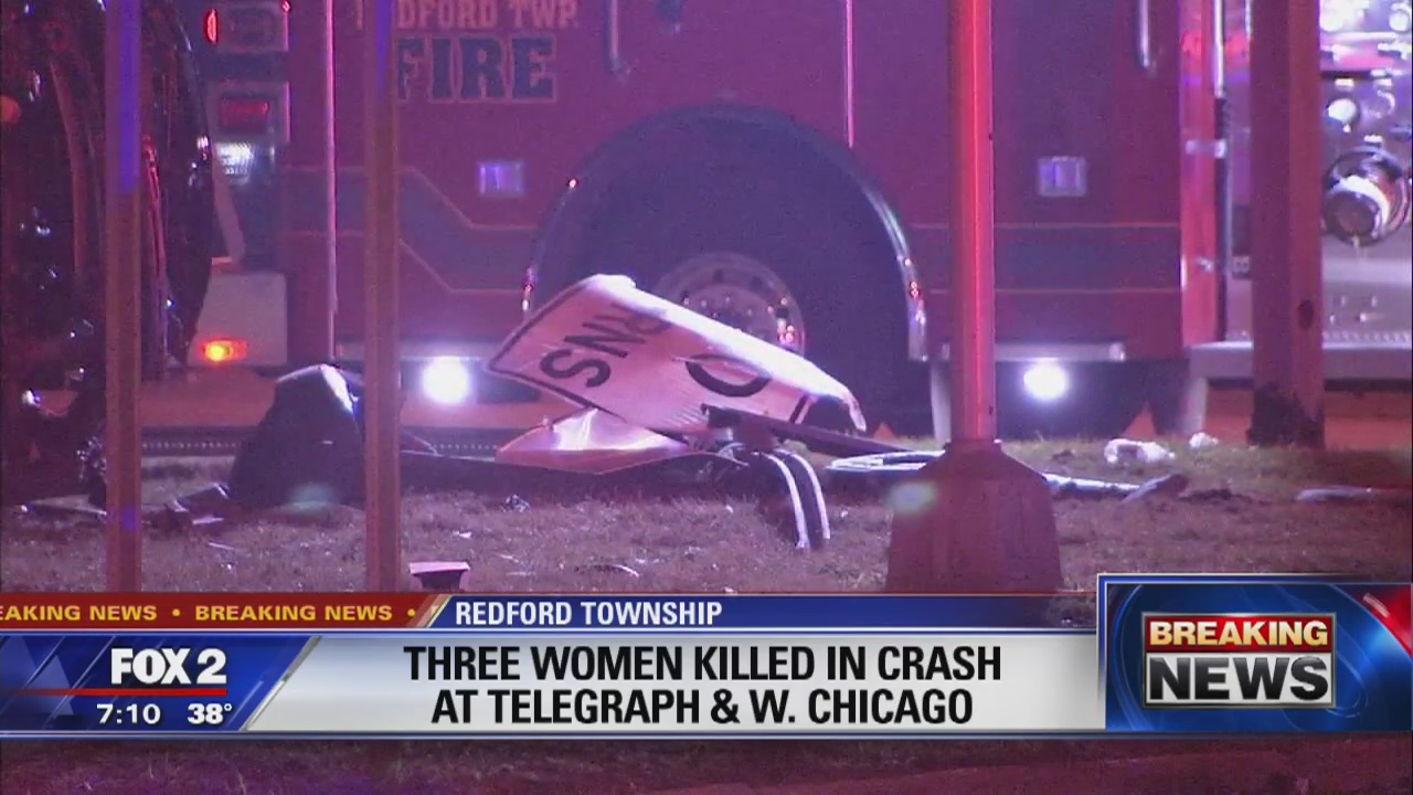 Three women killed in crash on Telegraph in Redford | FOX 2 Detroit