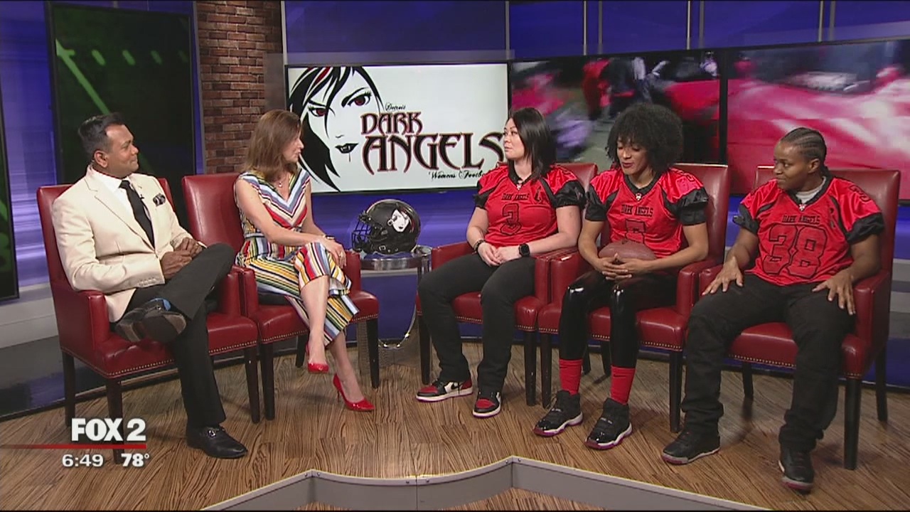 Detroit Dark Angels women's football team hosts Blackout Game May 25 ...