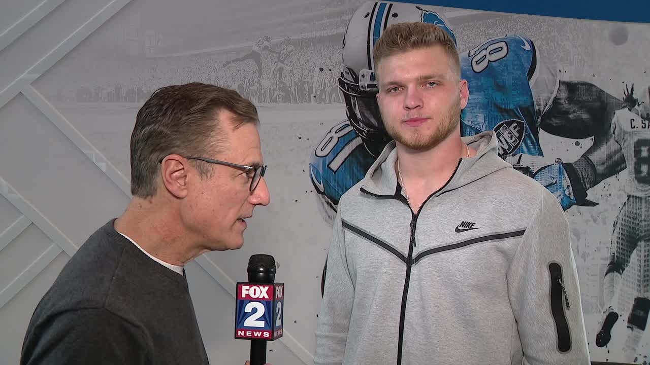 WATCH - Dan Miller goes 1-on-1 with the Lions 2nd overall pick Aidan ...
