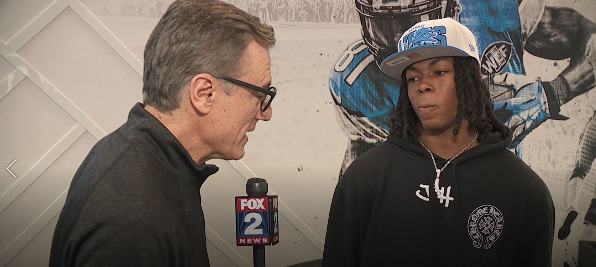 WATCH - Dan MIller goes 1-on-1 with Lions 1st round pick Jahmyr Gibbs ...