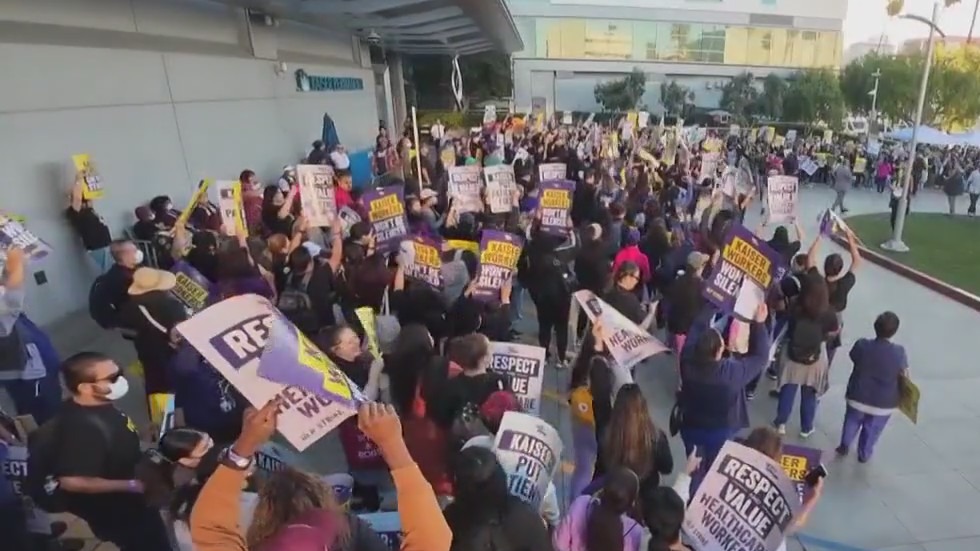 Day 1 of Kaiser strike begins | FOX 11 Los Angeles