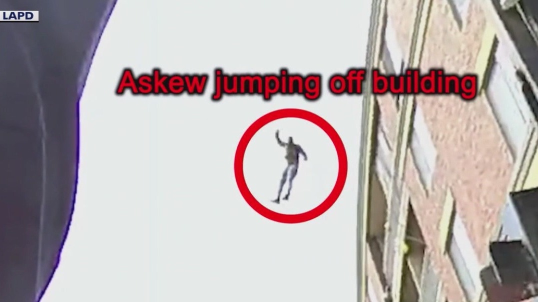 Man jumps off building trying to get away from cops | FOX 11 Los Angeles