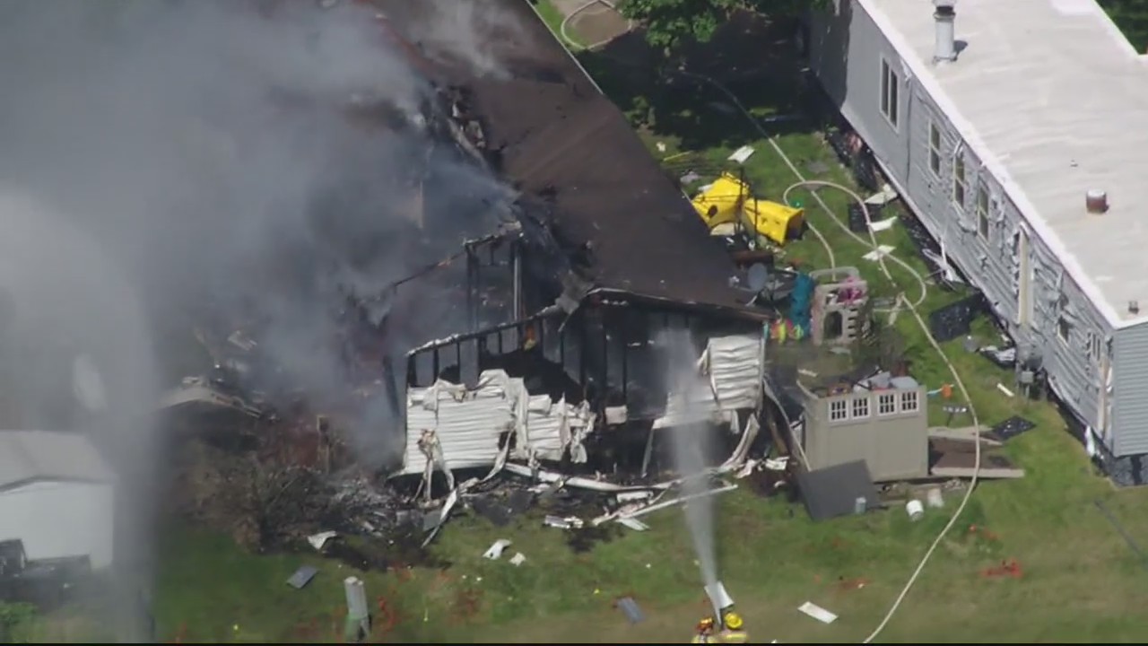 Mobile home explosion kills family's dog, leaves them with nothing ...