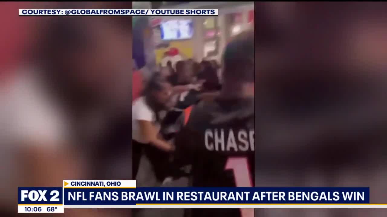 SWAT team breaks up bar brawl involving NFL fans | FOX 2 Detroit