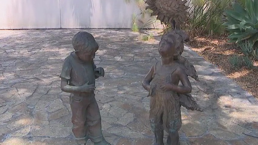 Stolen statues returned after nearly 10 years | FOX 11 Los Angeles