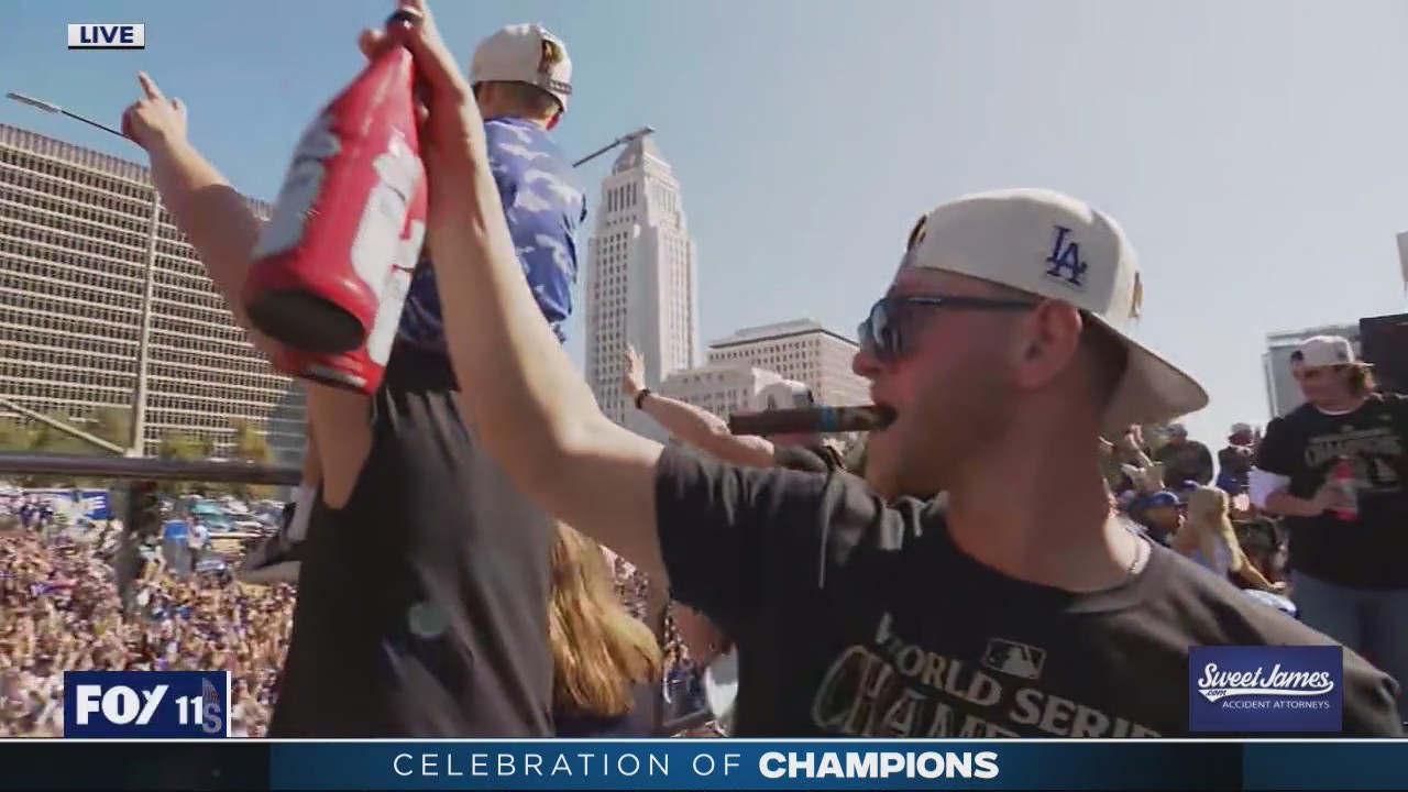Dodgers celebrate World Series victory | FOX 11 Los Angeles