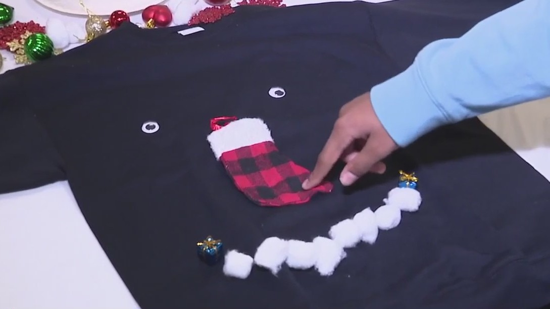 Detroit police explorers program hosts ugly holiday sweater party | FOX ...