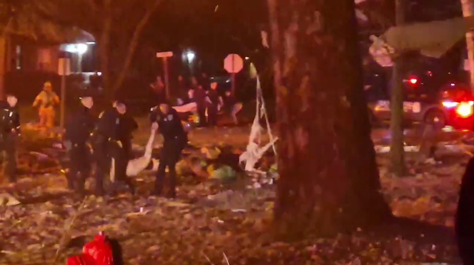 Police officers rescue person trapped in Southgate explosion | FOX 2 ...