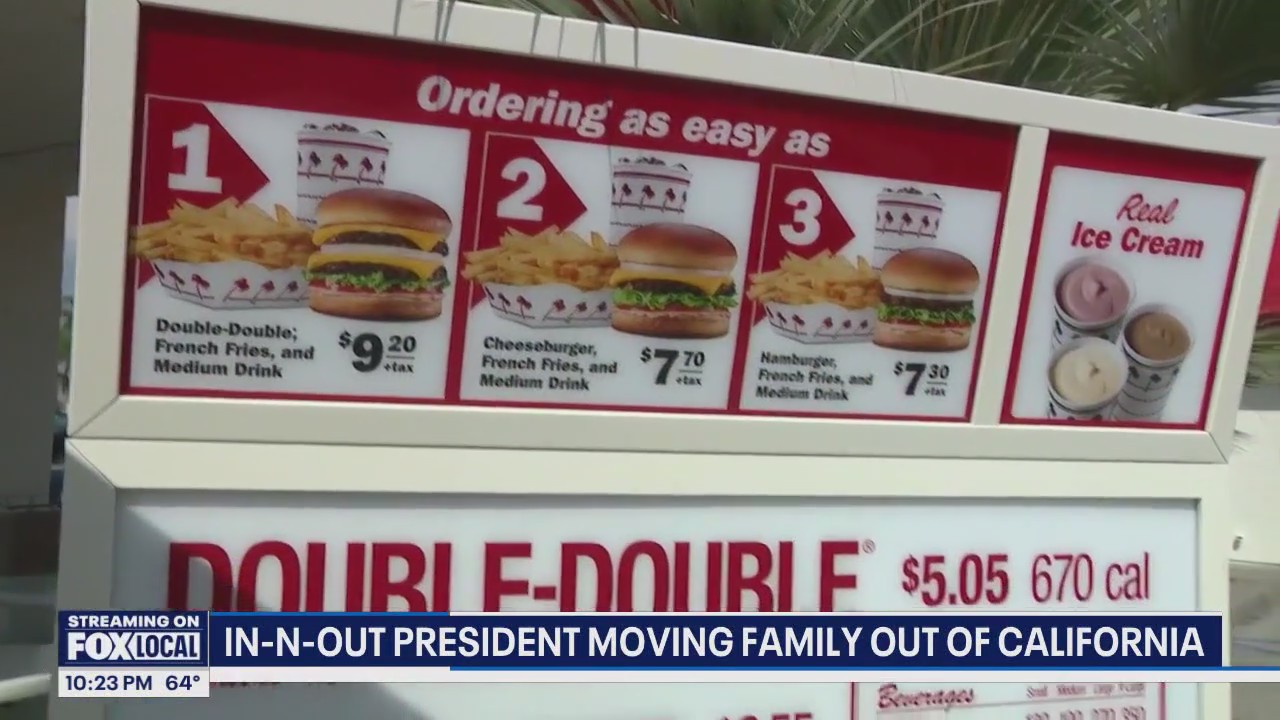 In-N-Out President moving family out of California | FOX 11 Los Angeles