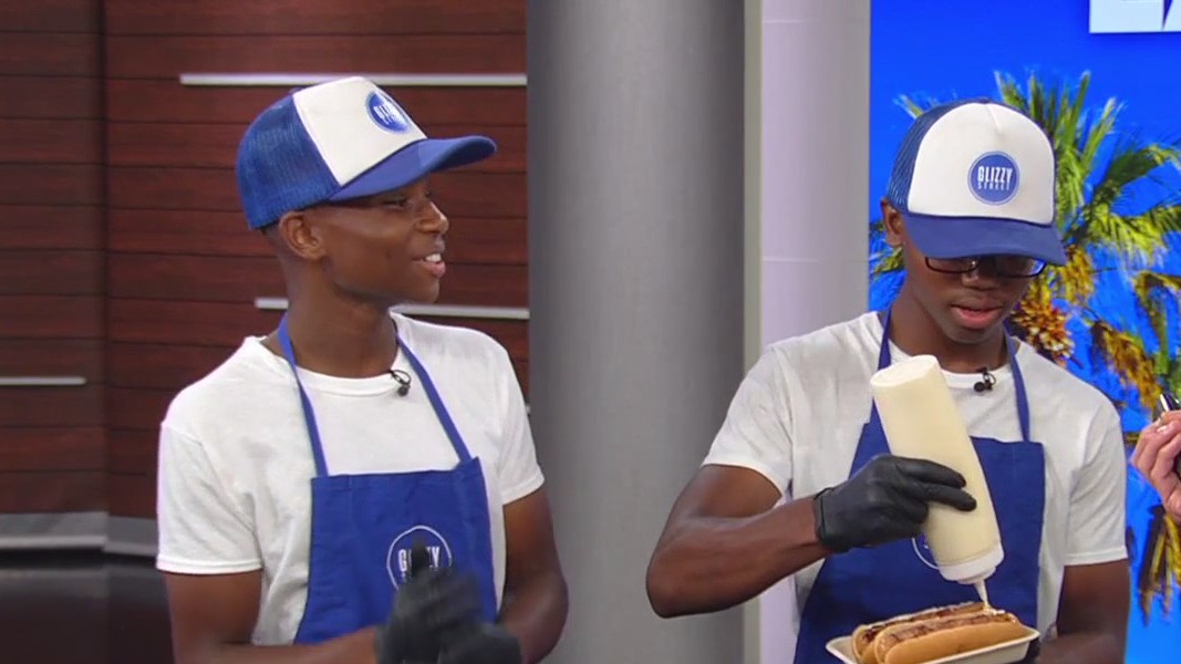 Meet the twins behind the viral $5 hot dogs | FOX 11 Los Angeles