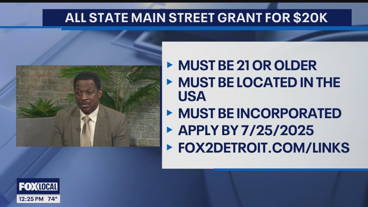 All State Main Street Grant for $20,000 | FOX 2 Detroit