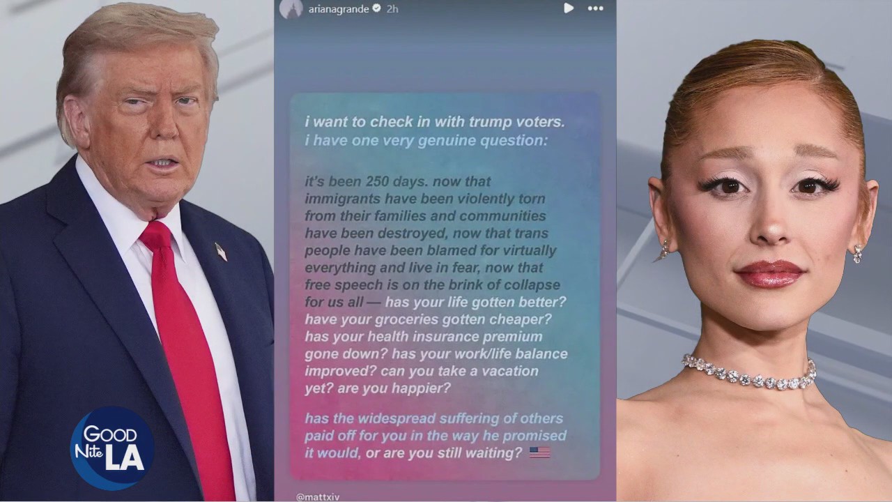 Ariana Grande, Trump administration exchange jabs | FOX 11 Los Angeles