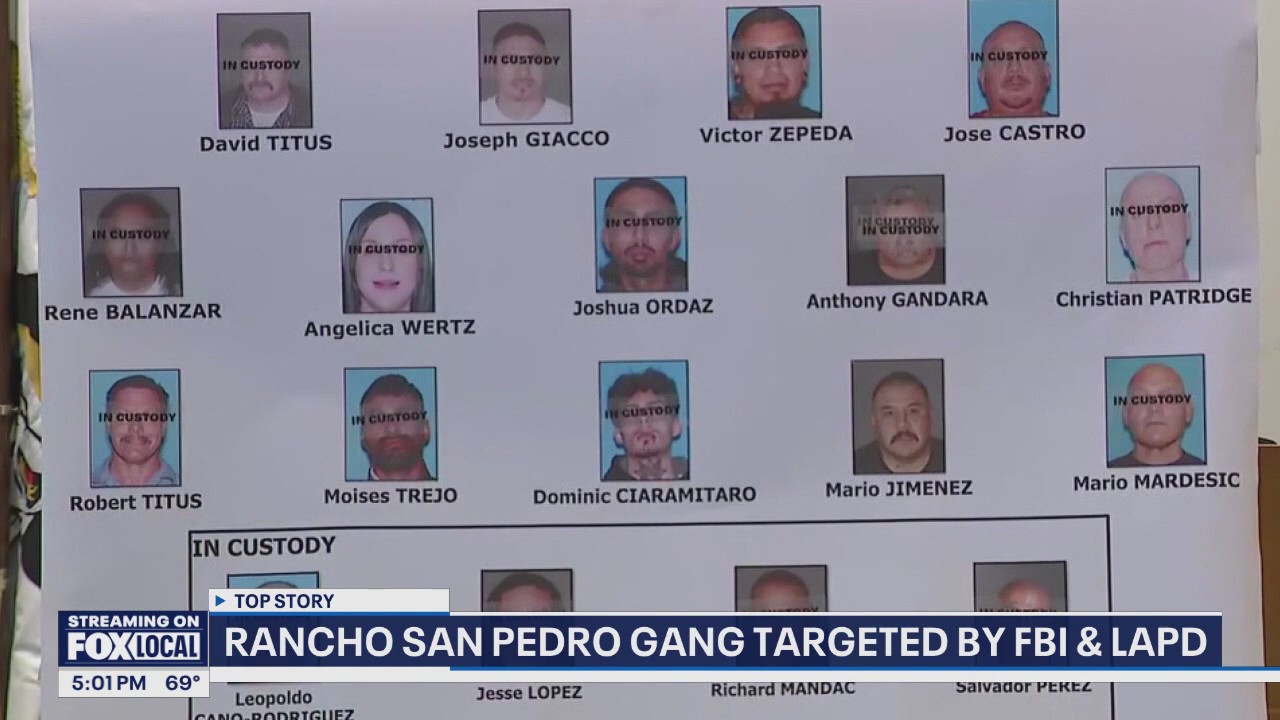 San Pedro gang tied to Mexican Mafia targeted in raid | FOX 11 Los Angeles