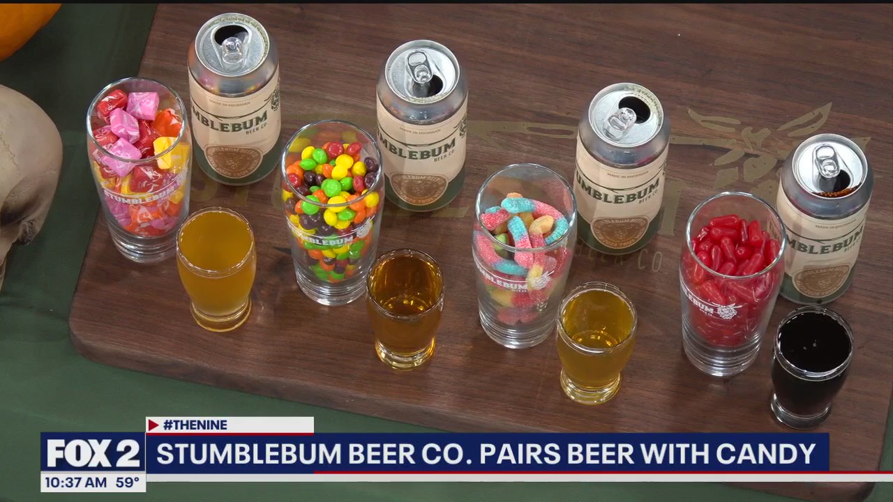 Stumblebum Beer Co. tasting pairs beers with candy | FOX 2 Detroit