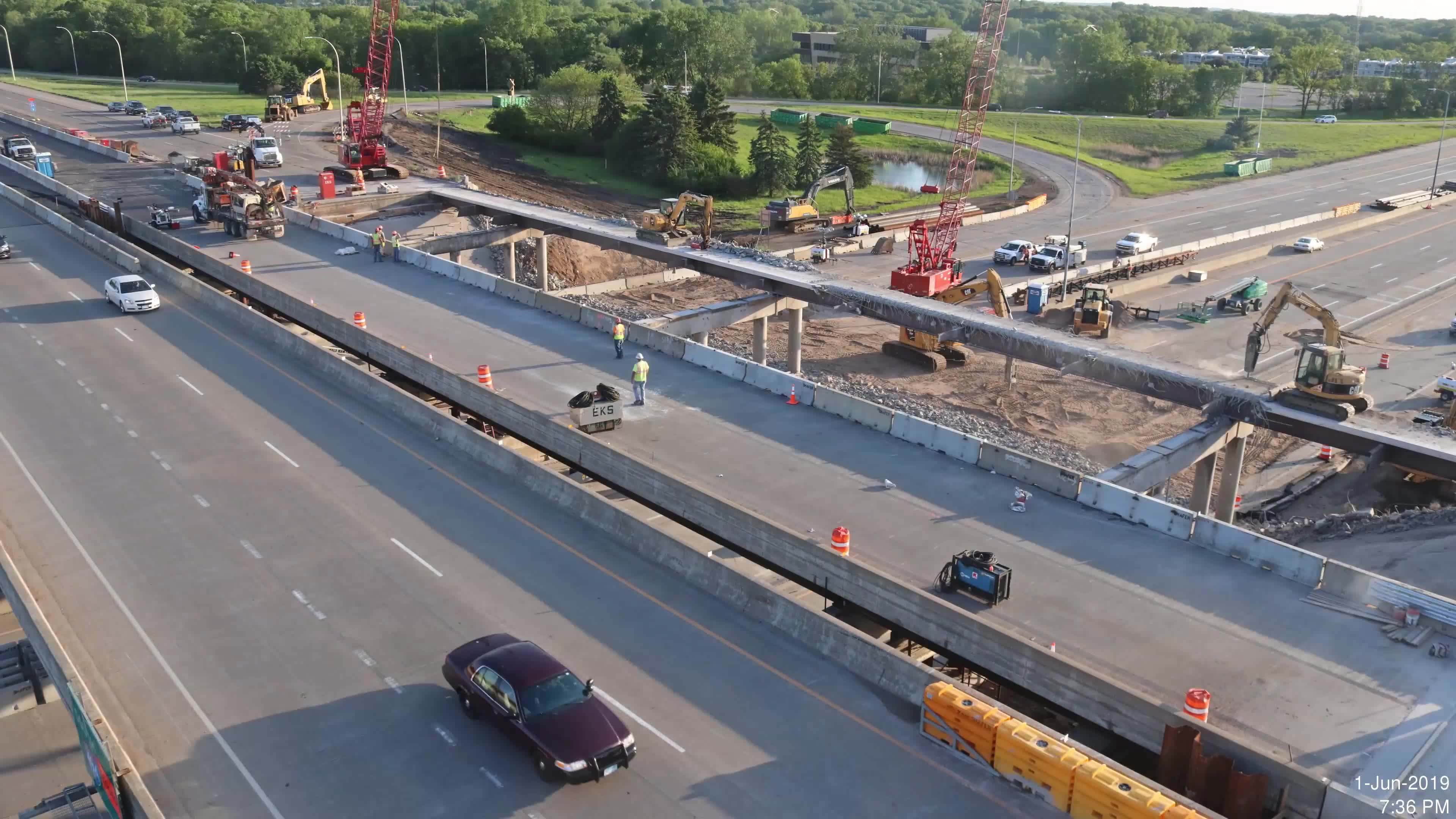MnDOT time lapse video shows sliding I-494/694 bridge | FOX 9 ...