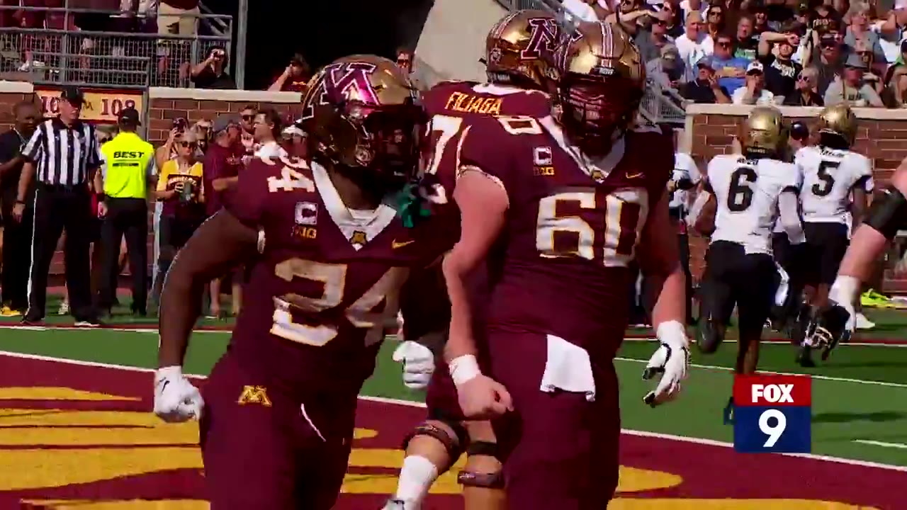 Gophers RB Mo Ibrahim ties Darrell Thompson with 40 rushing touchdowns ...