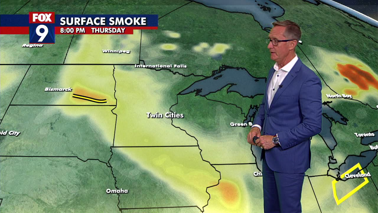 Friday's forecast: Smoky, haze and drought | FOX 9 Minneapolis-St. Paul