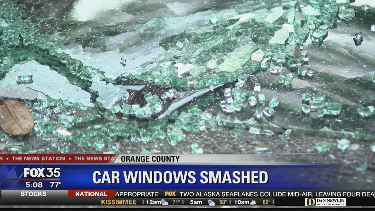 Car windows smashed in Orange County | FOX 35 Orlando