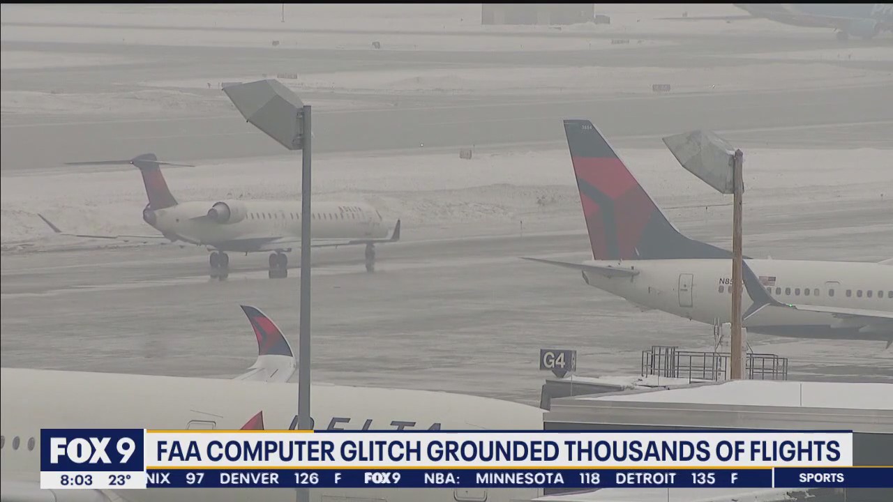 Flights getting back on track at MSP Airport after FAA glitch | FOX 9 ...