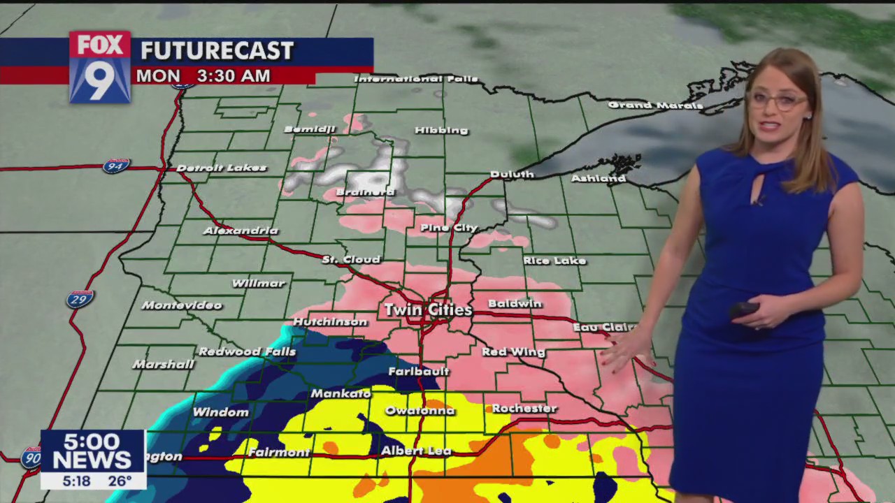 Winter Storm Watch for Sunday night-Monday morning | FOX 9 Minneapolis ...