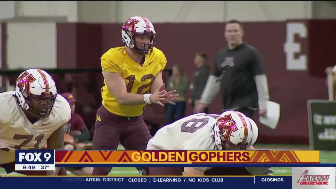 Gophers football holds second spring practice open to fans | FOX 9 ...