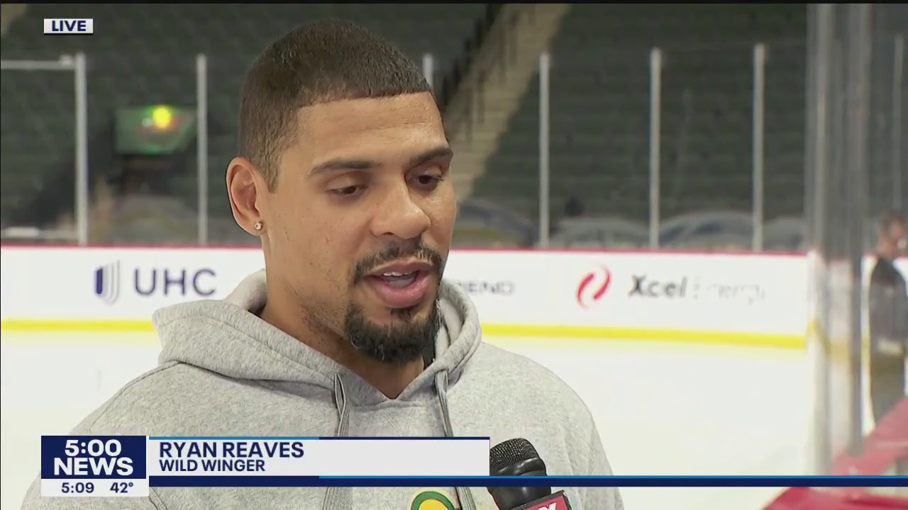 Minnesota Wild hockey with Ryan Reaves talks smelling salts | FOX 9 ...