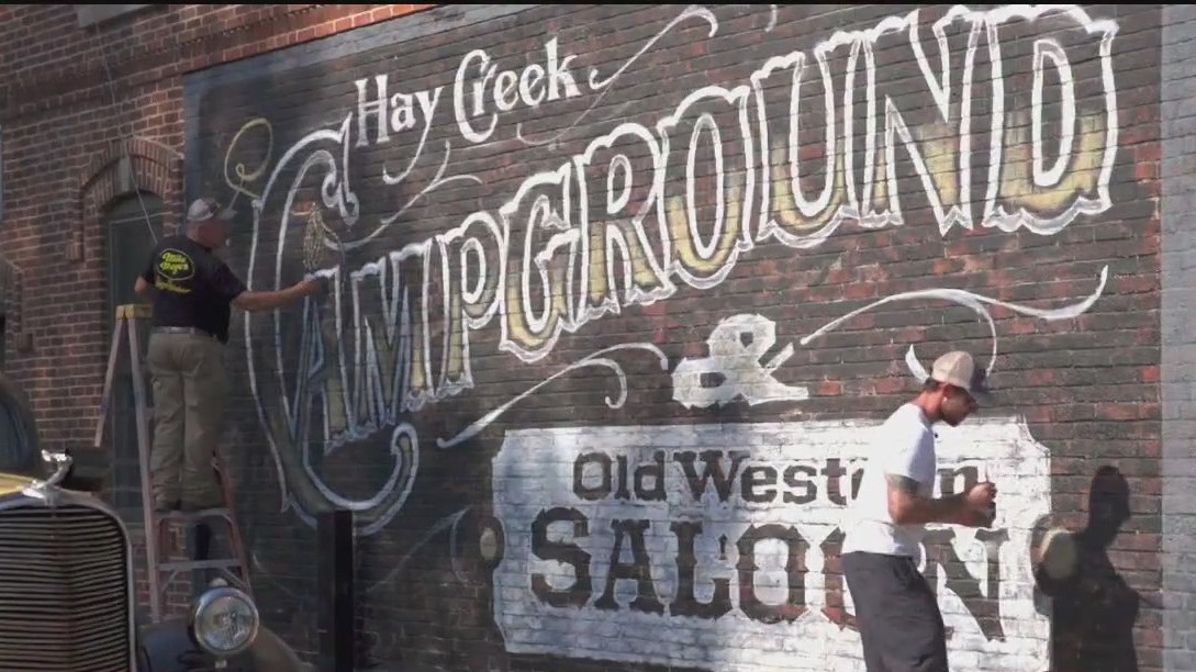 Goodhue painter creating mural in Red Wing | FOX 9 Minneapolis-St. Paul